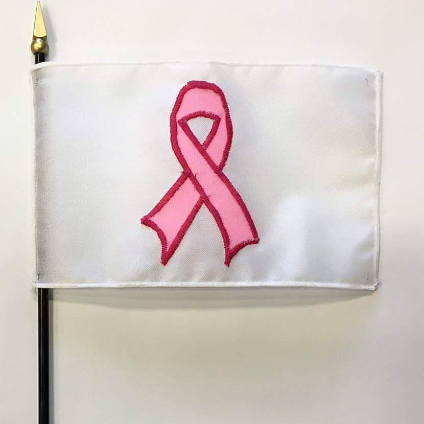 Cancer Awareness 4x6 Flag