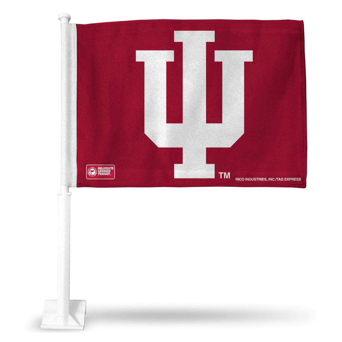 INDIANA UNIVERSITY CAR FLAG