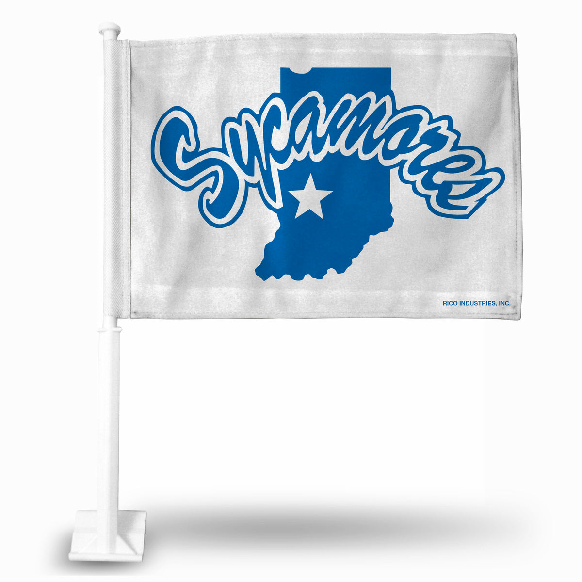 INDIANA ST CAR FLAG