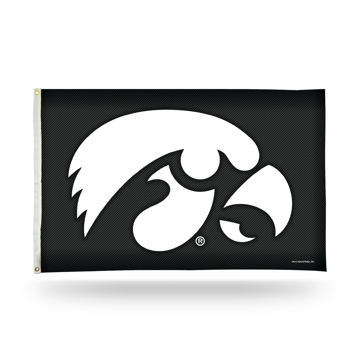 IOWA UNIVERSITY - CARBON FIBER DESIGN - BANNER FLAG (3X5)